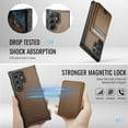 Allytechgroup Case for Samsung Galaxy A37, PU Leather Shell with Card ...