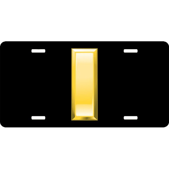 Air Force Second Lieutenant Officer Rank Insignia License Plate ...