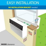 Soleus Air 8000 BTU Saddle Window AC with Wi-Fi, Voice Control & Remote ...