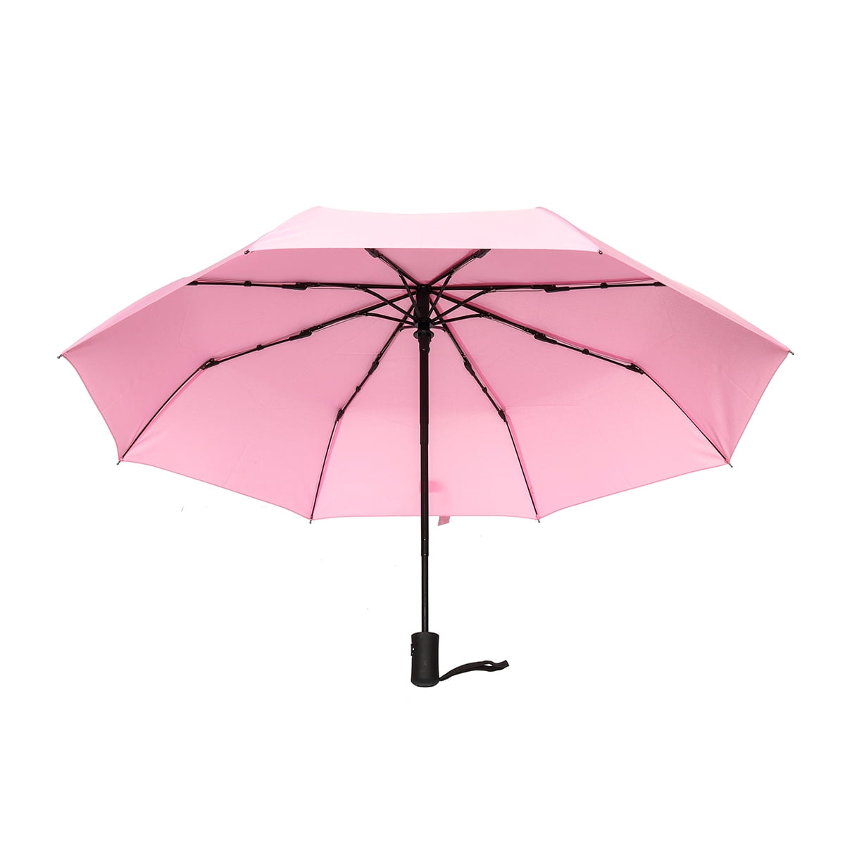Anti-UV Automatic Windproof Umbrella Sun/Rain Folding Umbrella Black ...