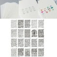 20 Pcs Hollow-out Letter/Number Stencils for Graffiti Alphabet Stencil ...