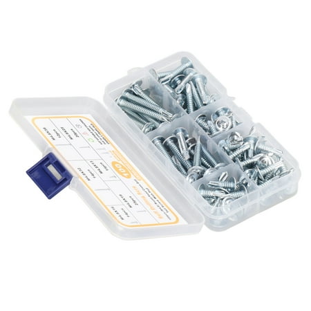 Self Drilling Screws, Round Washer Head Screw High Density With 6 ...