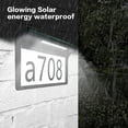Solar House Number Sign Light with 3 Sets of Digits and IP44 ...