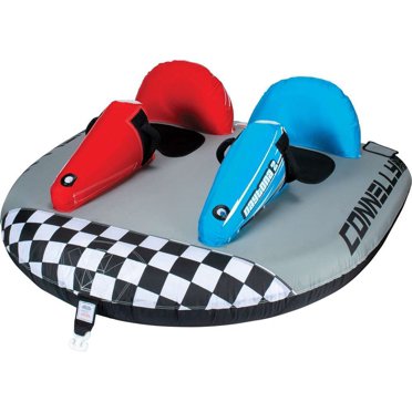 Jobe 230218001 Chariot Style Binar Blue & Yellow 2-Person Rider ...