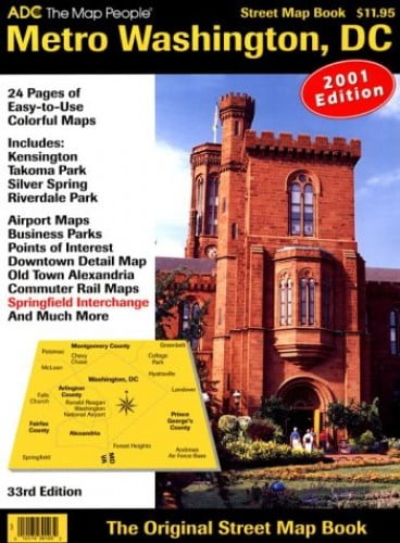 Pre-Owned Metro Washington, D.C., Street Map Book : Includes Riverdale ...