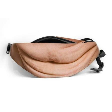 Joyoung Unique Dad Bag Dad Bod Waist Bags PU Universal Skin Color Beer ...