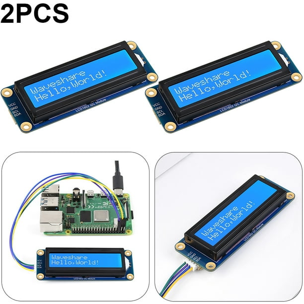 Color Blanco Azul Del Módulo Del LCD Los Caracteres Del Módulo 16x2 La Comunicación 3.3V/5V LCD ...