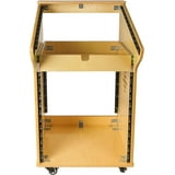 Sound Town DIY Studio Rack with 11U Slant Mixer Top,12U Front, 2U ...