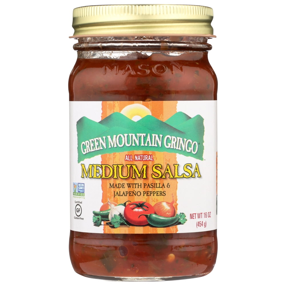 Green Mountain Gringo Salsa, Medium, 16 Oz. - Walmart.com - Walmart.com