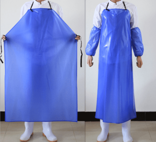Vinyl Waterproof Apron Heavy Duty Work Aprons 43“*35” Blue - Walmart.com