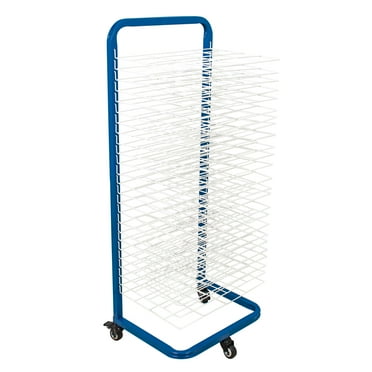 Loghot Wall Mounted Art Drying Rack with 8 Removable Shelves for ...