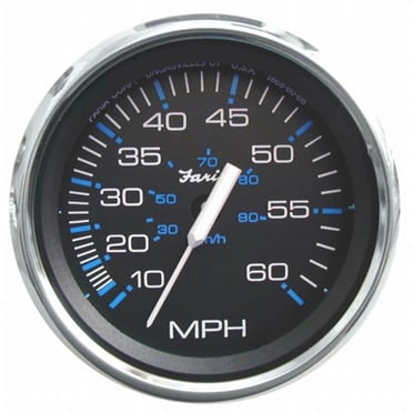 Faria Chesapeake SS 4" 80 MPH GPS Speedometer Gauge - Walmart.com