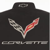 JH Design Men's Chevy Corvette C7 Jacket an Embroidered Classic Twill ...