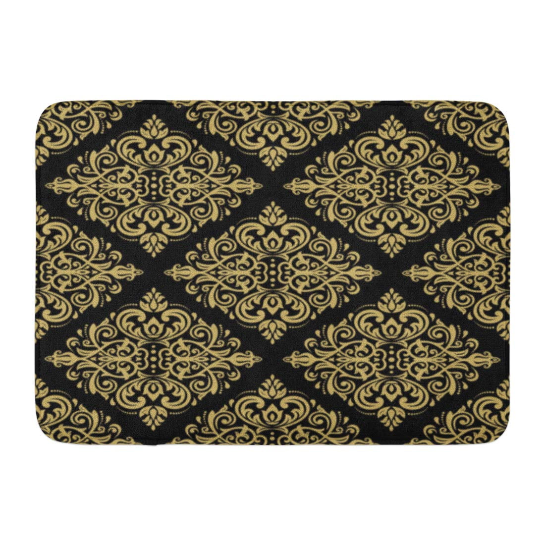 GODPOK Black Flourish Oriental in The Style of Baroque Traditional ...