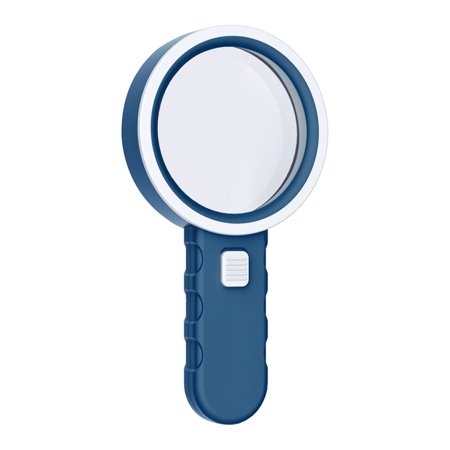 Glass Loupe Magnifier for Jewellers 110mm Magnifying LED Light Jewelry ...