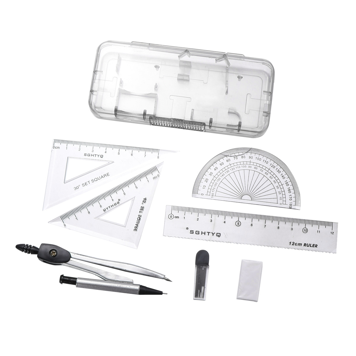 Metal Compass/Protractor Set, Available in Multiple Colors - Walmart.com