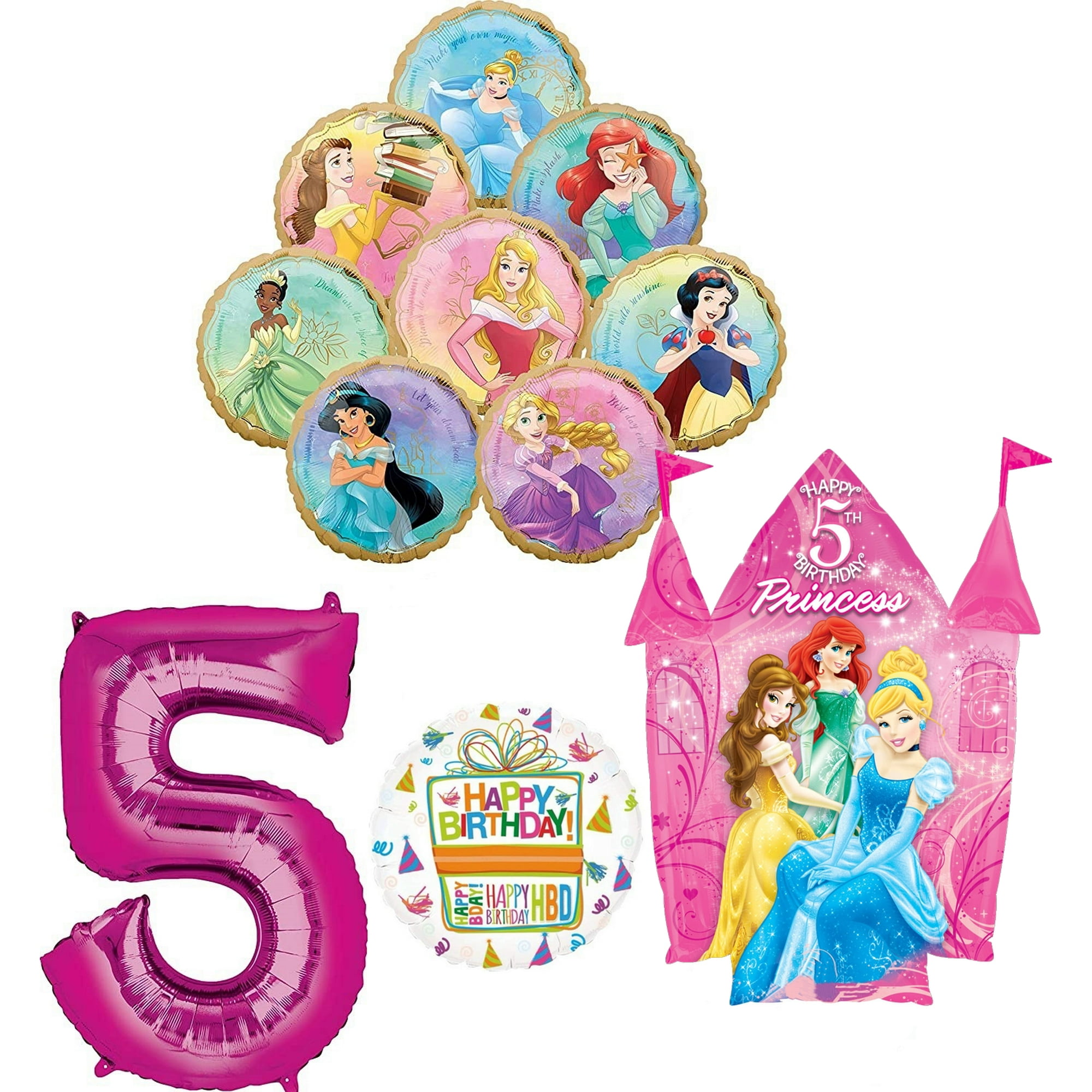 Disney Princess Happy Birthday Balloon