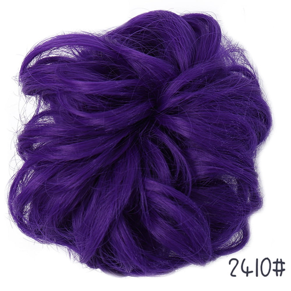 Click here for Nvzi Curly Bun Hair Piece- 1 Pcs Dark Purple Hairp... prices