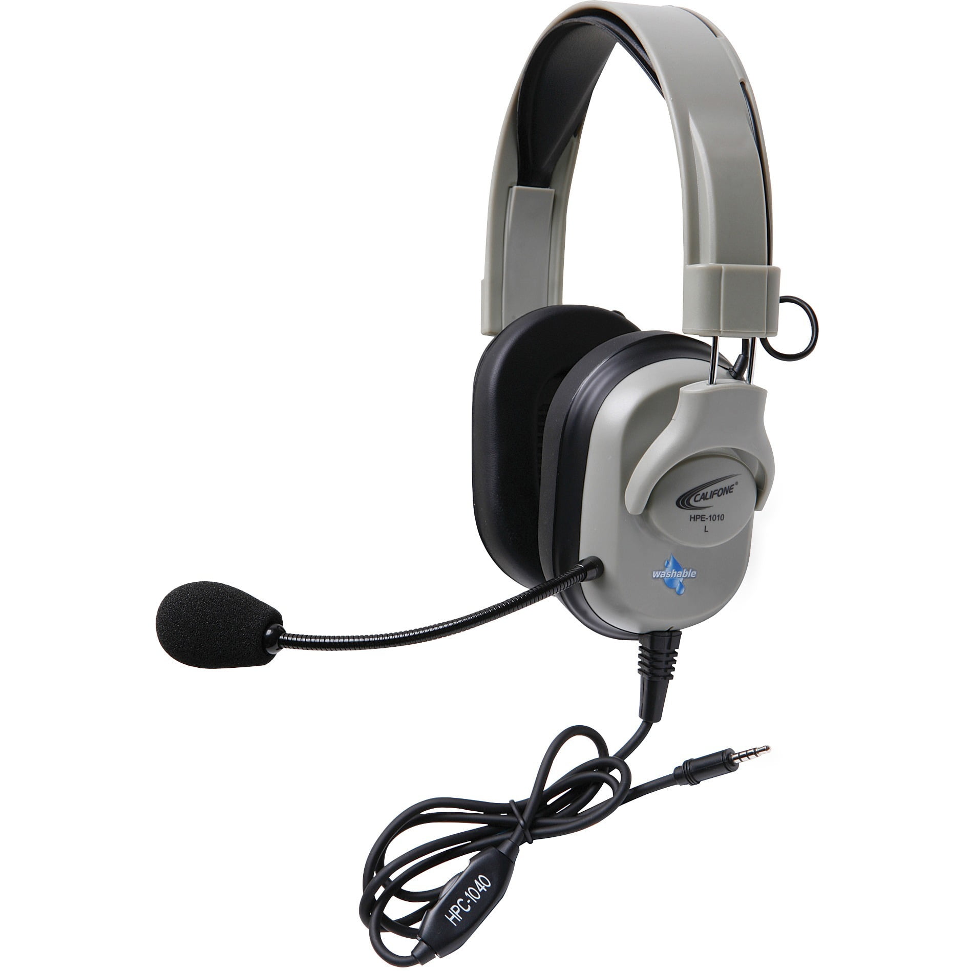 Califone, CIIHPK1010T, Washable Titanium Series Headset With To Go Plug ...