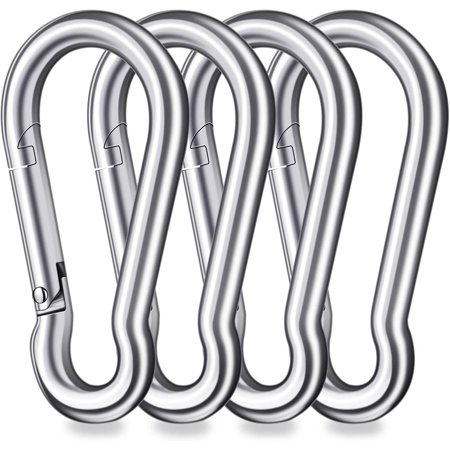 4 Pack 3inch Stainless Steel Spring Snap Snaps, 304 Stainless Steel ...