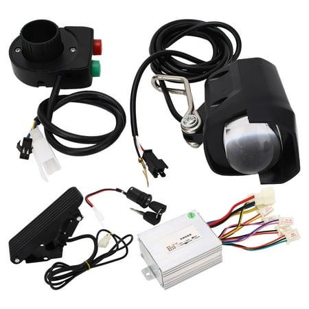 48V 500W Electric Bike Controller Pedal Throttle Kit Bike Headlight ...