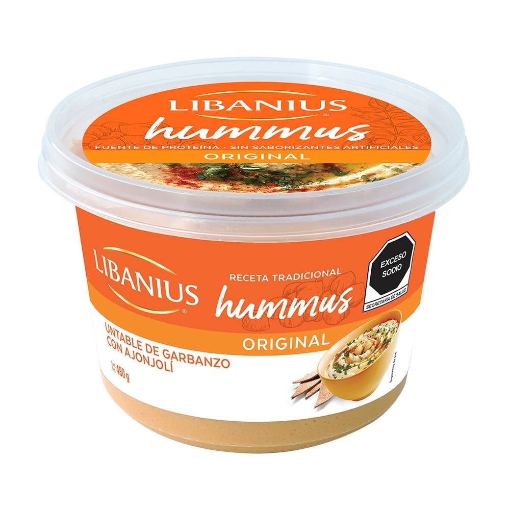 Hummus Libanius original 480 g | Walmart en línea