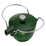Staub Cast Iron 1-qt Round Tea Kettle - Basil - Walmart.com