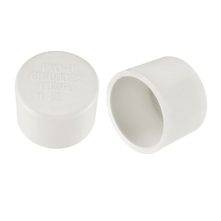 32mm PVC Pipe Cap Fitting, Slip Socket External End Caps 2 Pcs - Walmart.ca