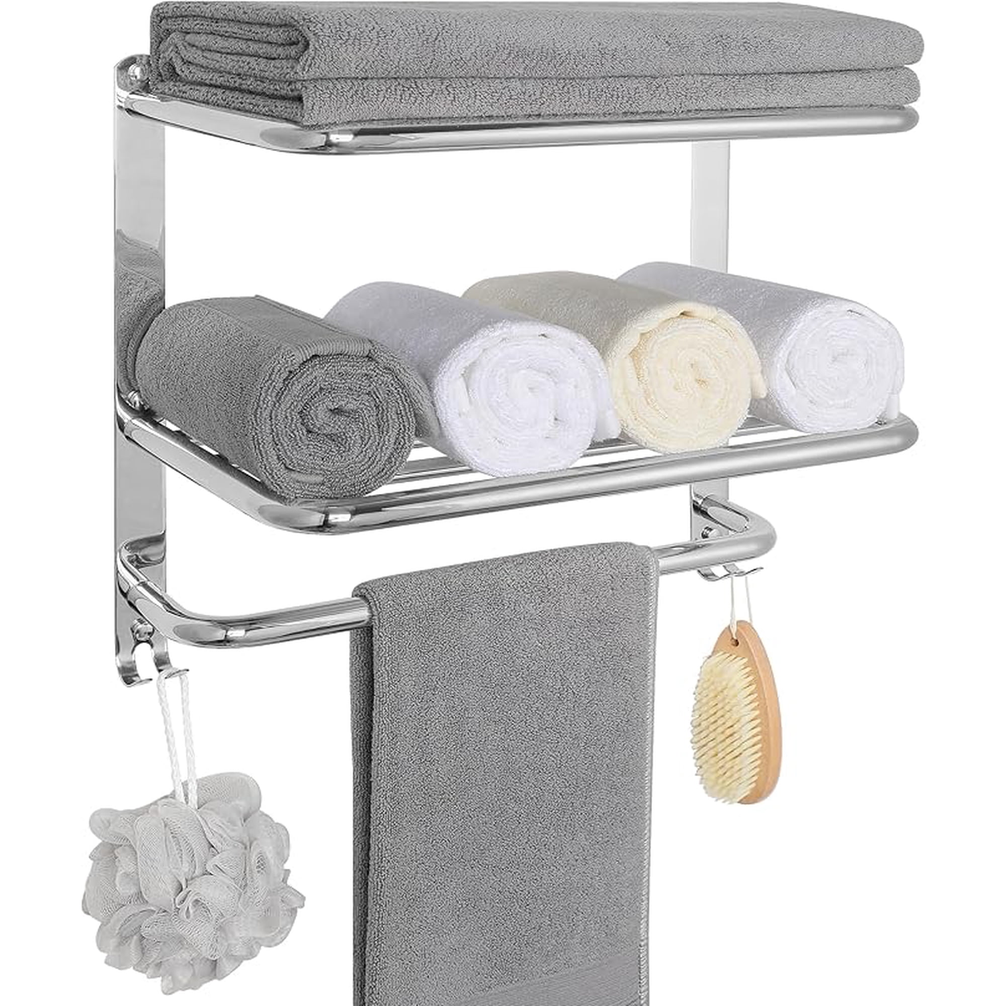 Click here for Ershilou Bathroom Towel Rack With Hook  16 Inch Wa... prices