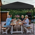 10×10FT Canopy Tent Replacement Top, Instant Pop Up Canopy Straight Leg ...