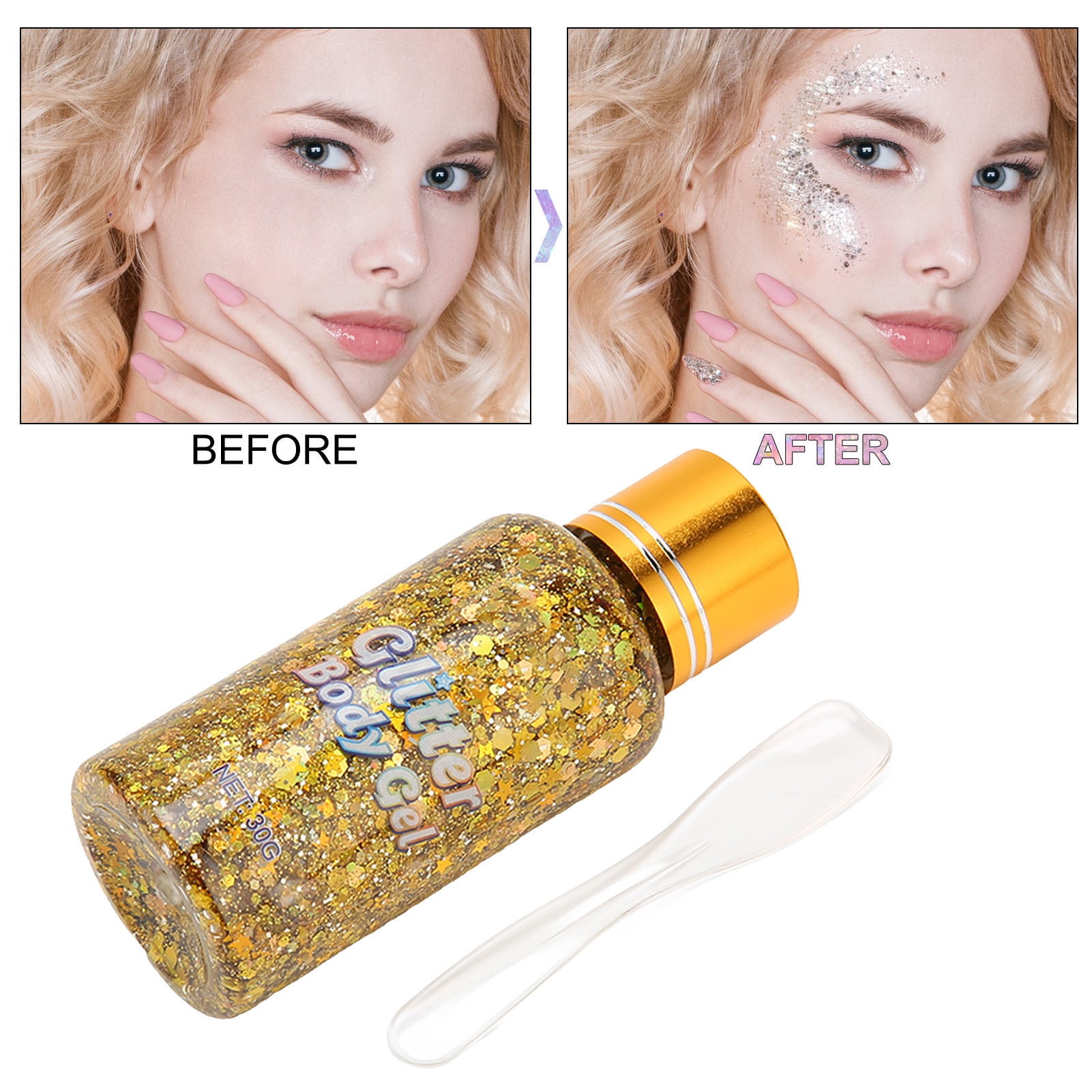 Click here for Amonsee Face Glitter Gel  1.1oz Delicate Glitter B... prices