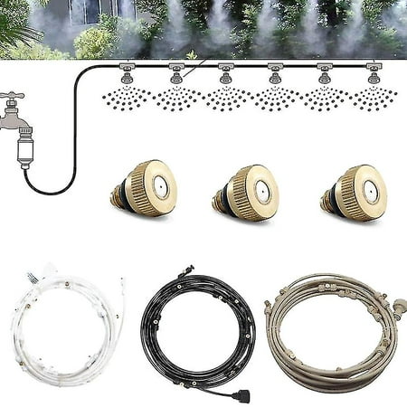 Dinohhi Outdoor Misting System Kit Sprinkler Nozzle Brass Water Cooling ...