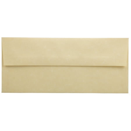 JAM PAPER #10 Business Parchment Envelopes - 104.8 x 241.3 mm (4 1/8" x ...