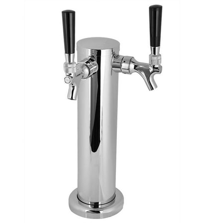 Rdeghly Stainless Steel Beer Tower Faucet Double-headed Tap Easy ...