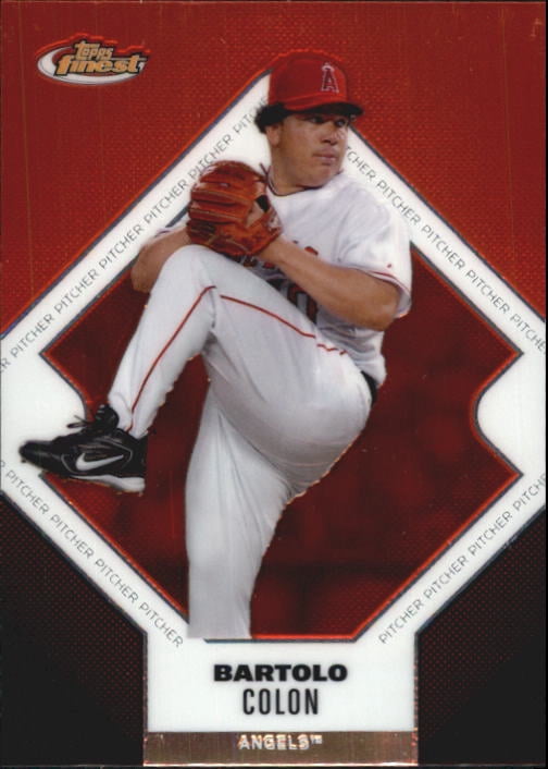 2006 Topps Finest #60 Bartolo Colon MLB Baseball Trading Card - Walmart.com