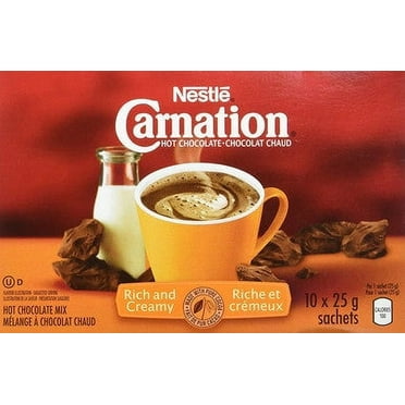 Nestle Carnation Cookies and Creme Hot Chocolate Mix, 7 x 25g/0.9 oz ...