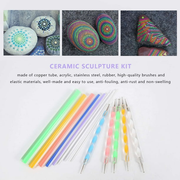 Mandala Dotting Tools Set for Painting Rocks,Painting Rocks Dot Kit ...