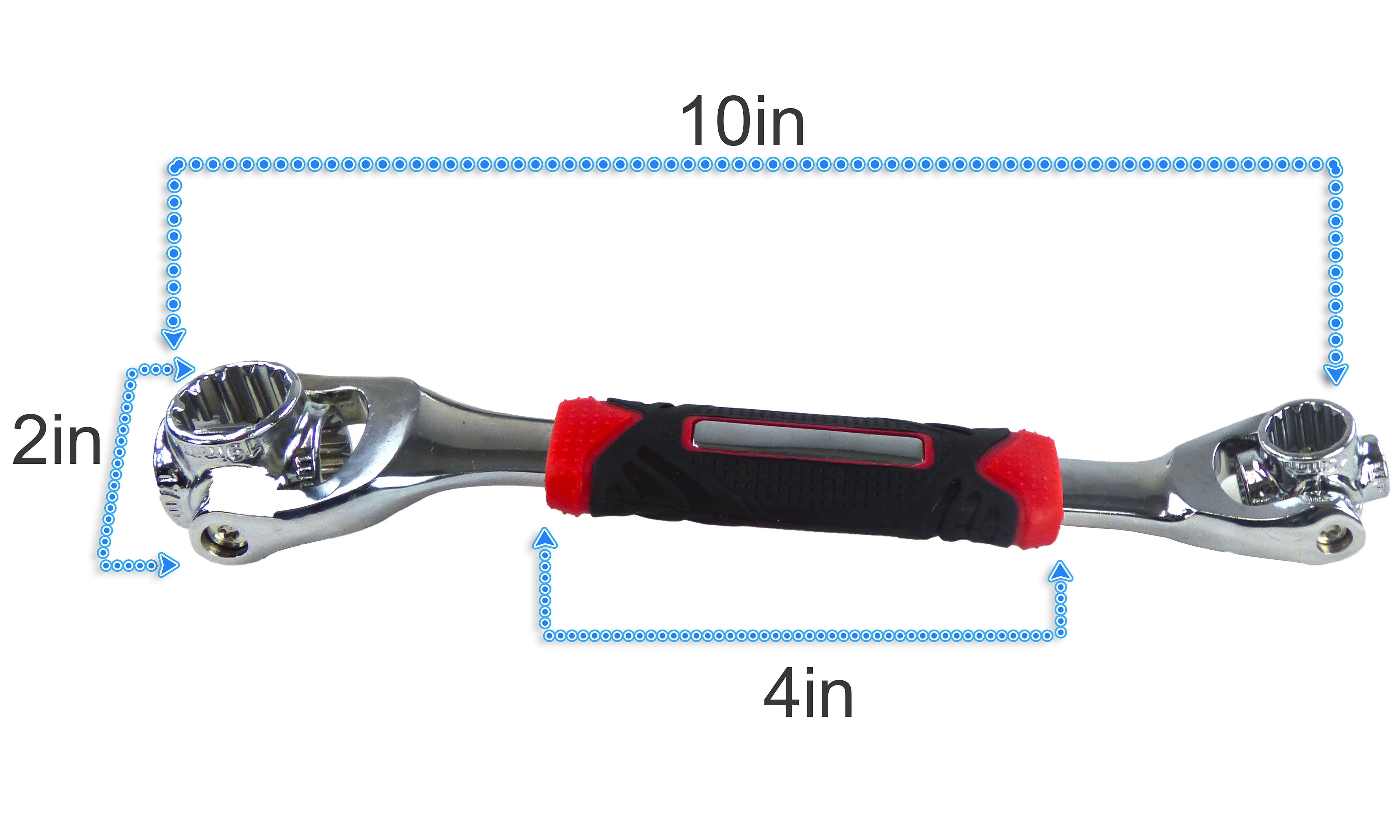 Buy 2 Universal Hand Wrench 48 Tools in One Socket Ratchet - 360 Degree ...