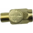 2pcs Brass In-Line Air Flow Regulator Adjustable 1/4" NPT Male & Female ...