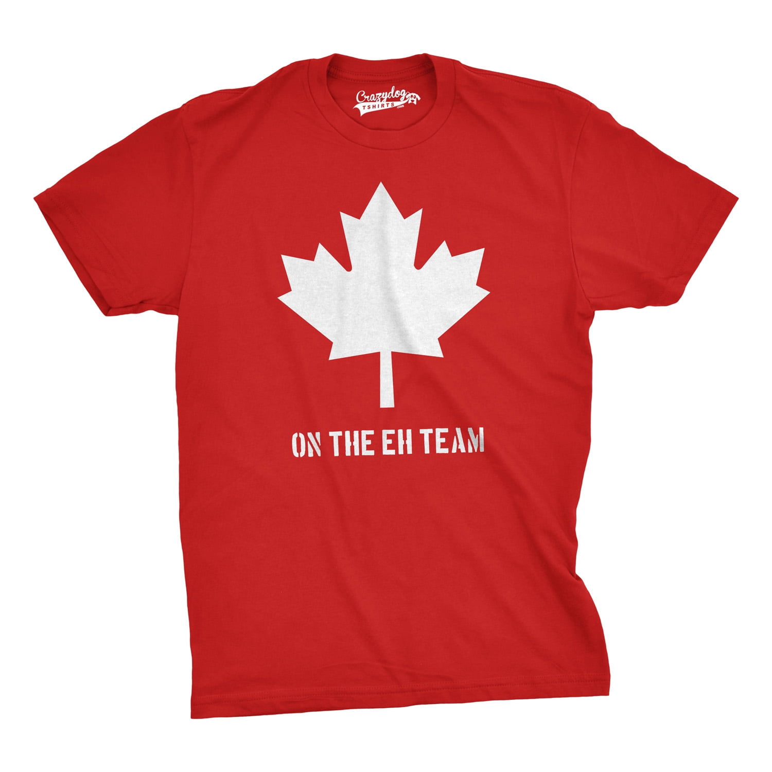 Click here for Crazy Dog T-Shirts Mens On The Eh Team Canada T Sh... prices