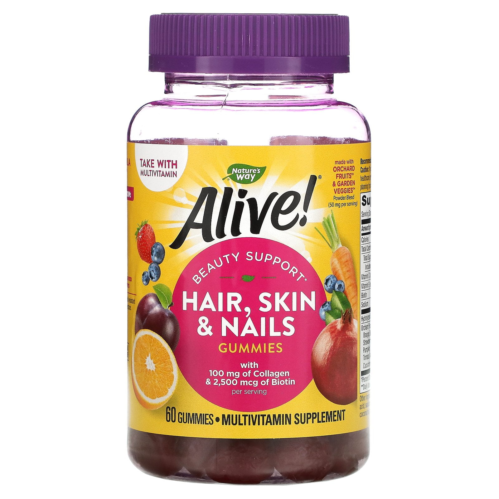 Click here for Natures Way  Alive! Hair  Skin & Nails With Collag... prices