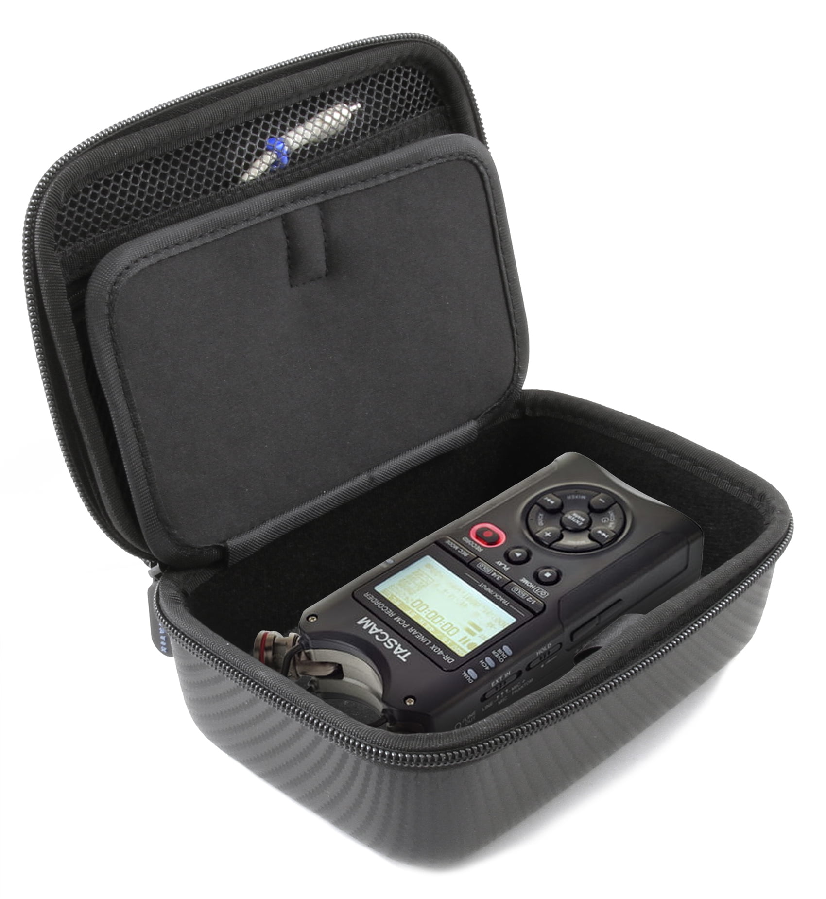 CASEMATIX Portable Recorder Case Compatible with Tascam DR-40X Studio ...