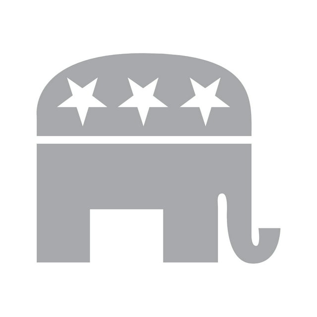 Republican Logo Sticker Decal Die Cut - Self Adhesive Vinyl ...
