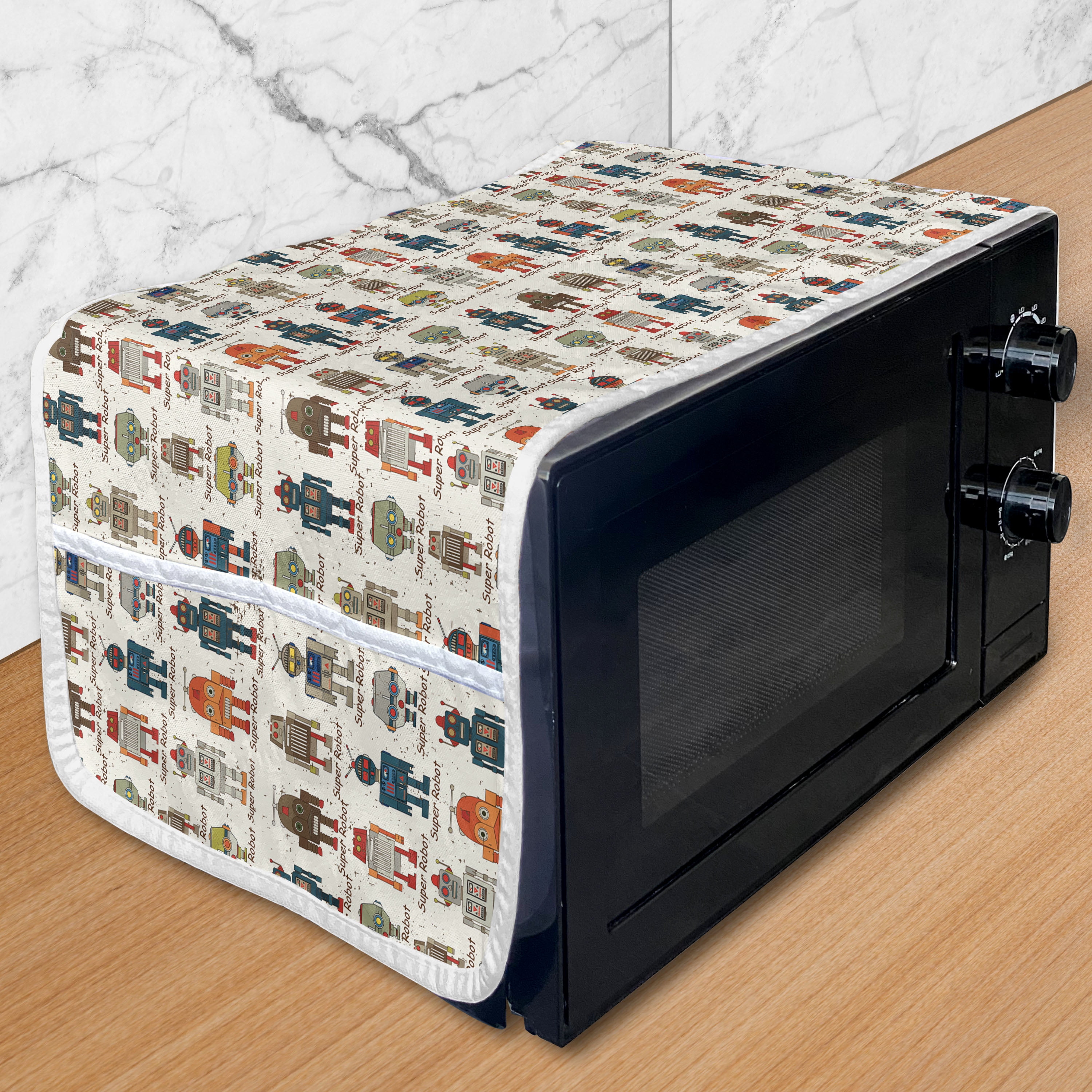 Robot Microwave Oven Cover, Various Different Super Robot Set in ...