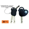 Kryptonite New York Standard 16mm U-Lock with Hardened Steel Shackle & FlexFrame-U Bracket ...
