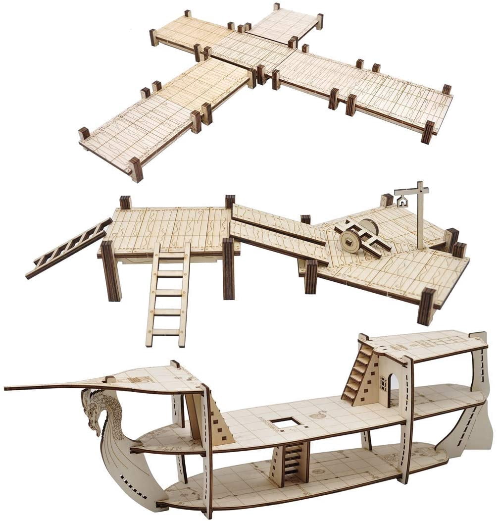 Dungeons And Dragons Terrain Tiles D&D Battle Ship Terrain Bundle ...