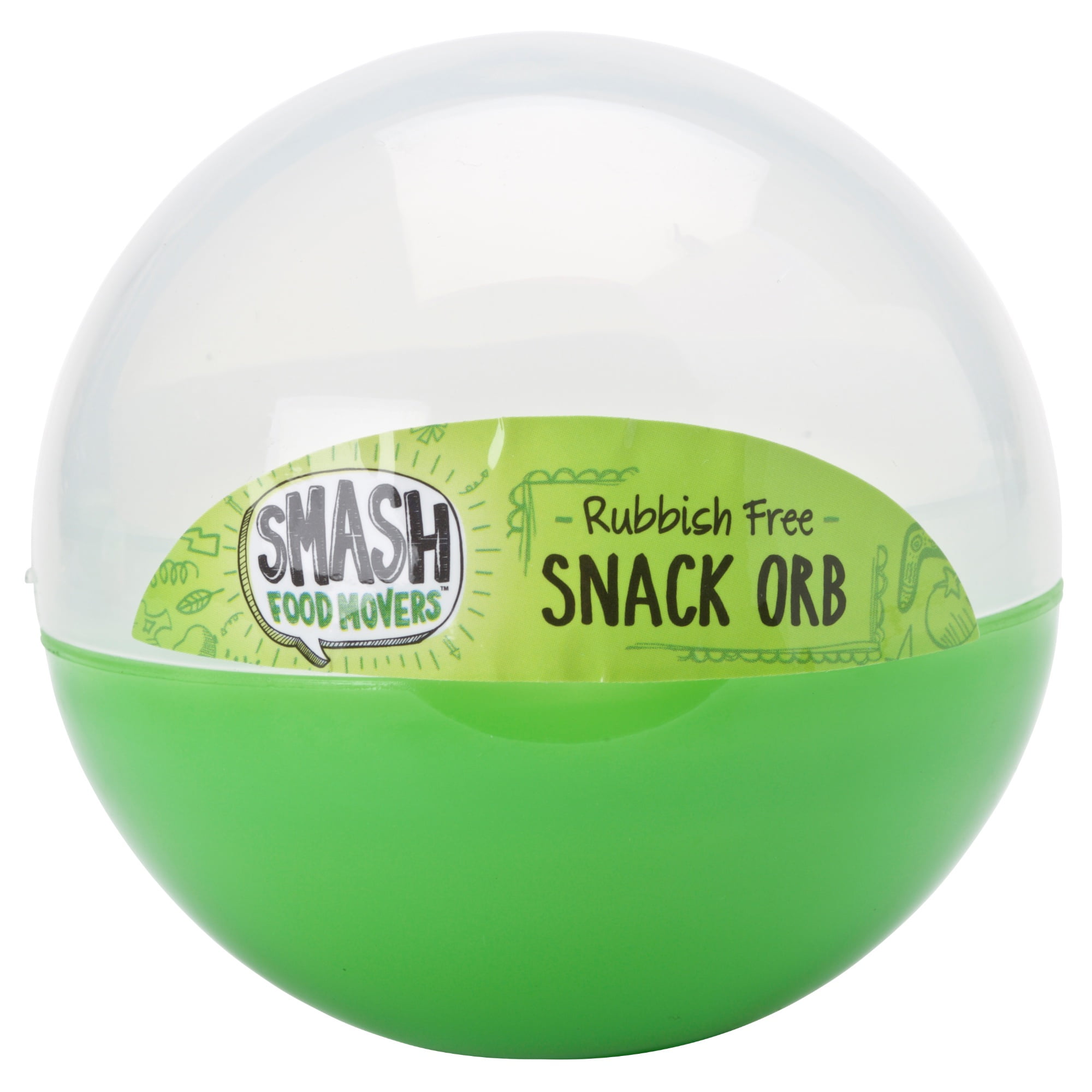 Smash Sandwich Box Clear W Green - Walmart.com