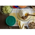 Pyrex Smart Essentials Glass Mixing Bowl Set, 8-Piece, Lids, Oven ...