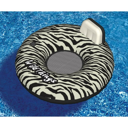 Swimline 90552 Inflatable Swimming Pool Wild Things Zebra Print Float ...