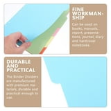ifundom Assorted Color Binder Dividers for Clear Document Separation ...